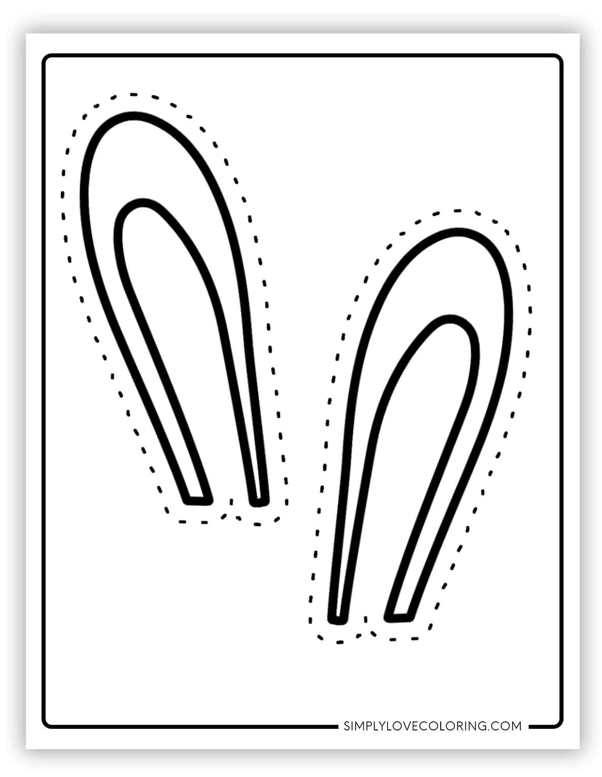 39 Rabbit Scissor Skills (Free PDF Printables) - Simply Love Coloring