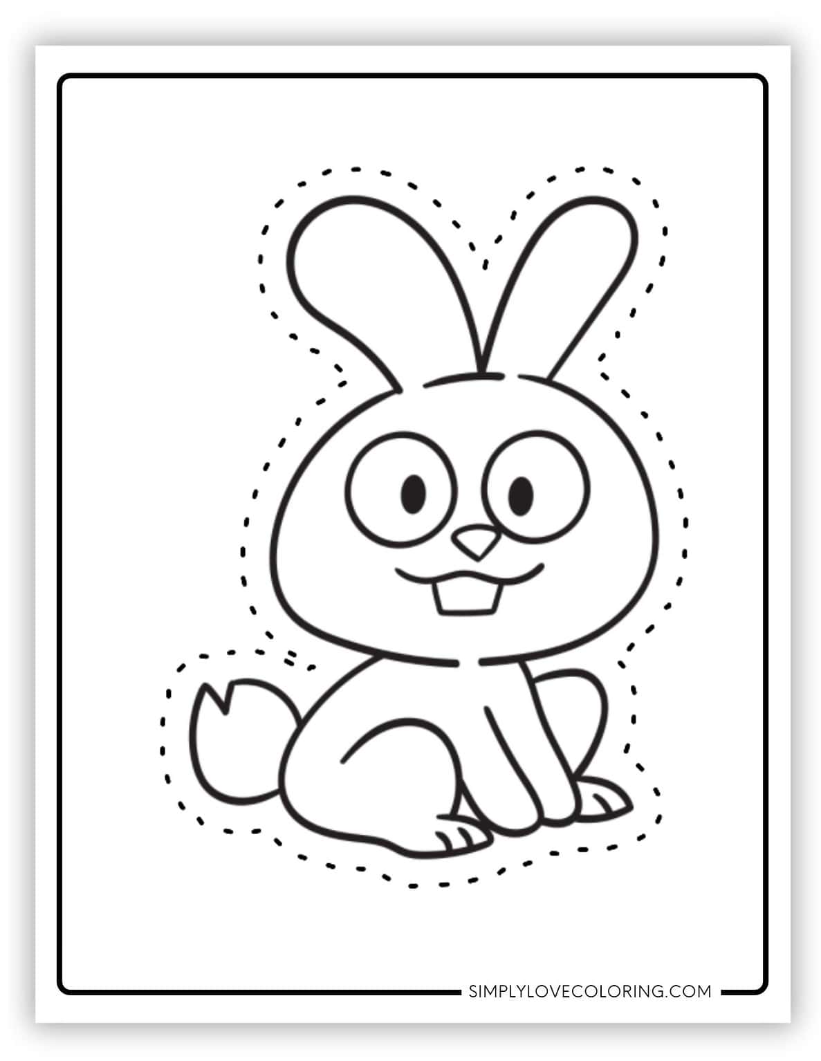 39 Rabbit Scissor Skills (Free PDF Printables) - Simply Love Coloring