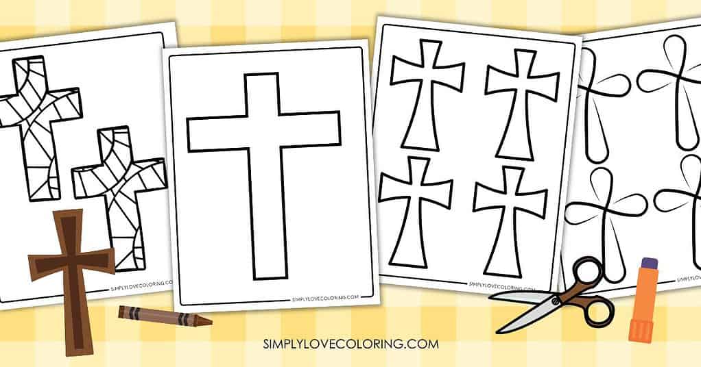 32 Easter Cross Template Printables (Free PDF Downloads) - Simply Love ...