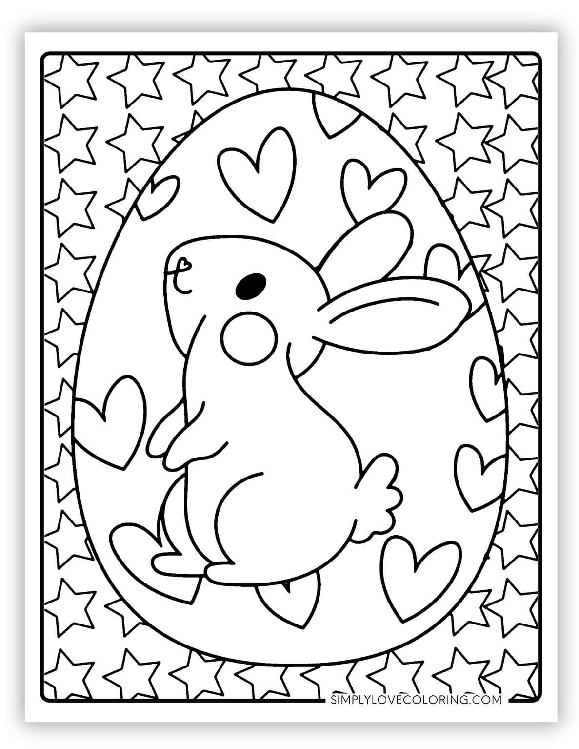 46 Easter Egg Coloring Pages (Free PDF Printables) - Simply Love Coloring