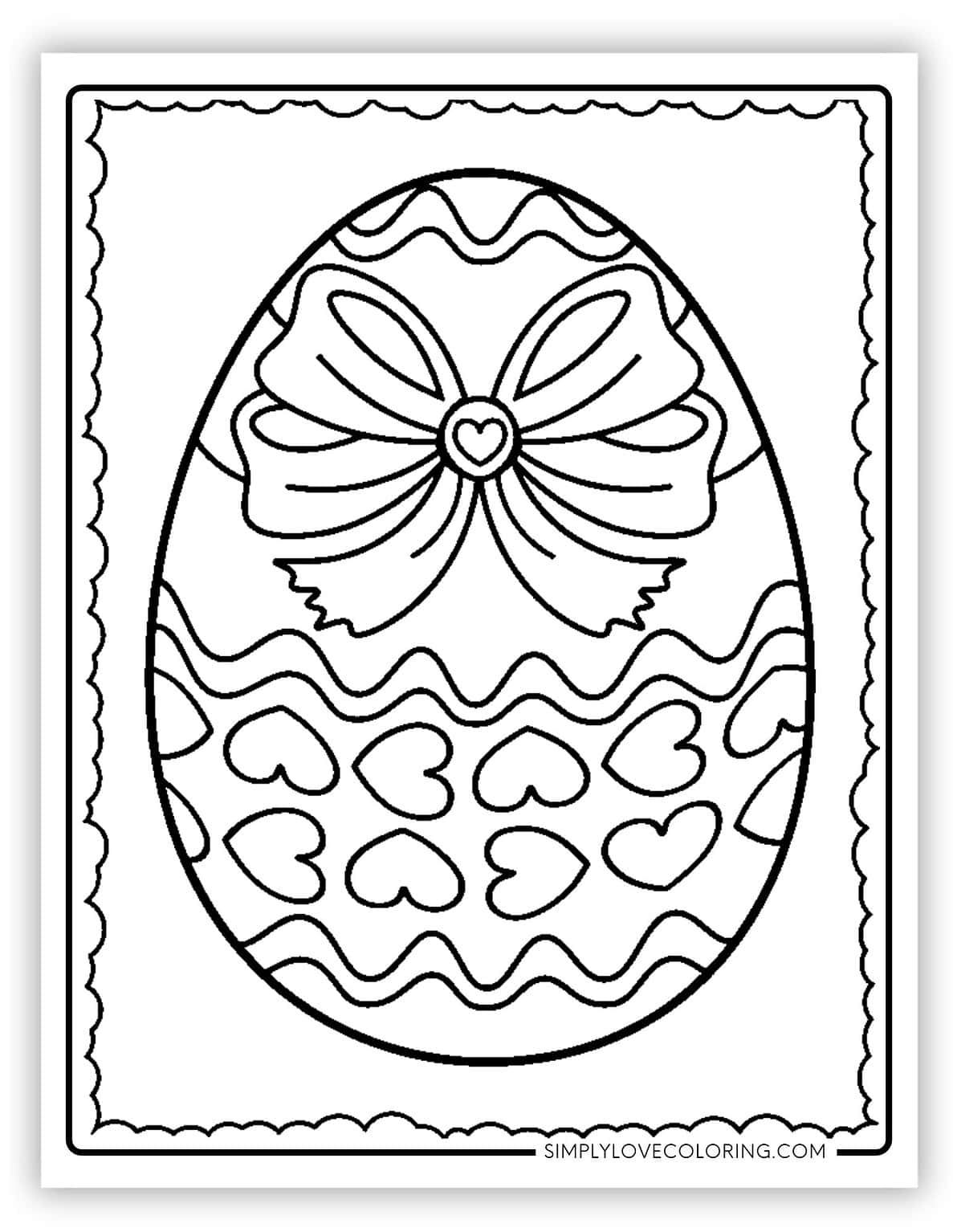 46 Easter Egg Coloring Pages (Free PDF Printables) - Simply Love Coloring