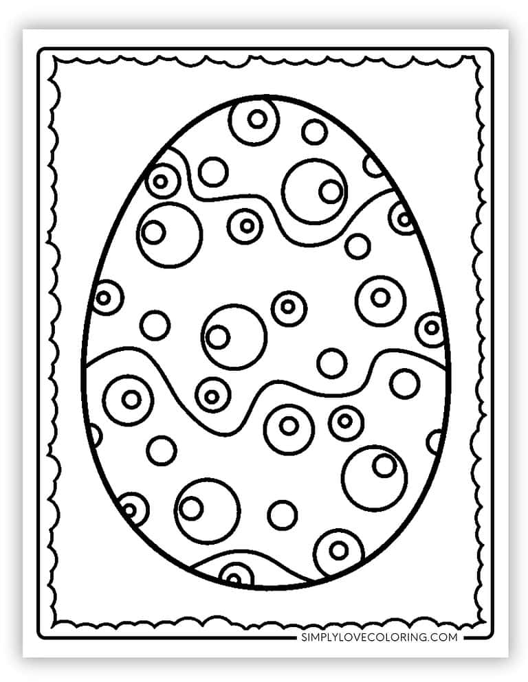 46 Easter Egg Coloring Pages (Free PDF Printables) - Simply Love Coloring