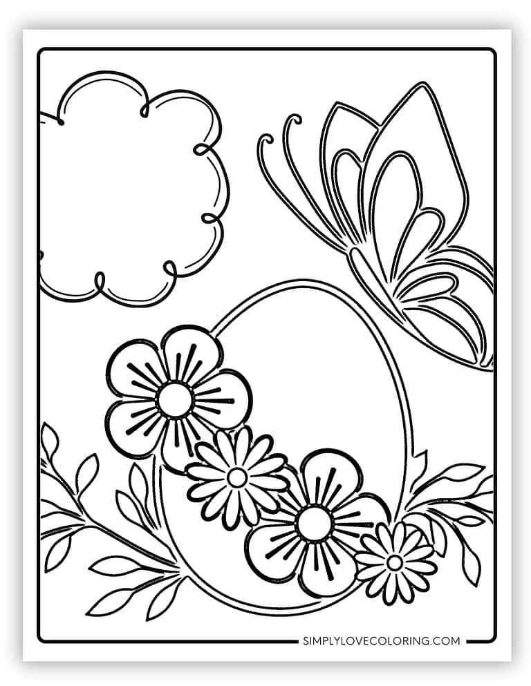 46 Easter Egg Coloring Pages (Free PDF Printables) - Simply Love Coloring