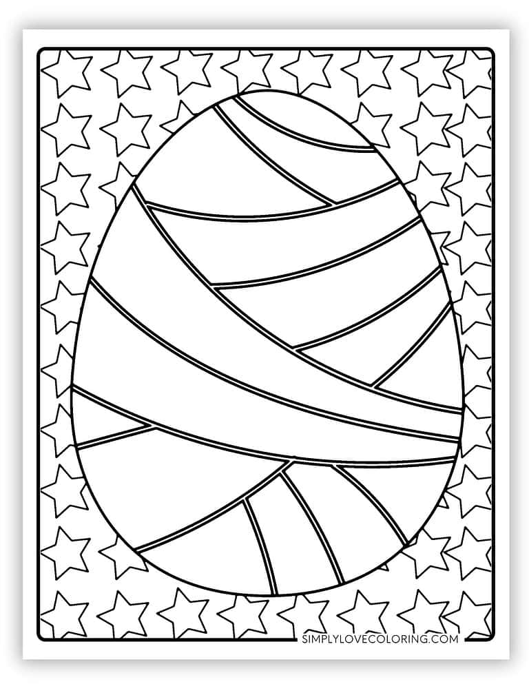 46 Easter Egg Coloring Pages (Free PDF Printables) - Simply Love Coloring