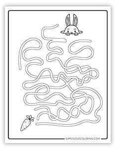 39 Rabbit Scissor Skills (Free PDF Printables) - Simply Love Coloring