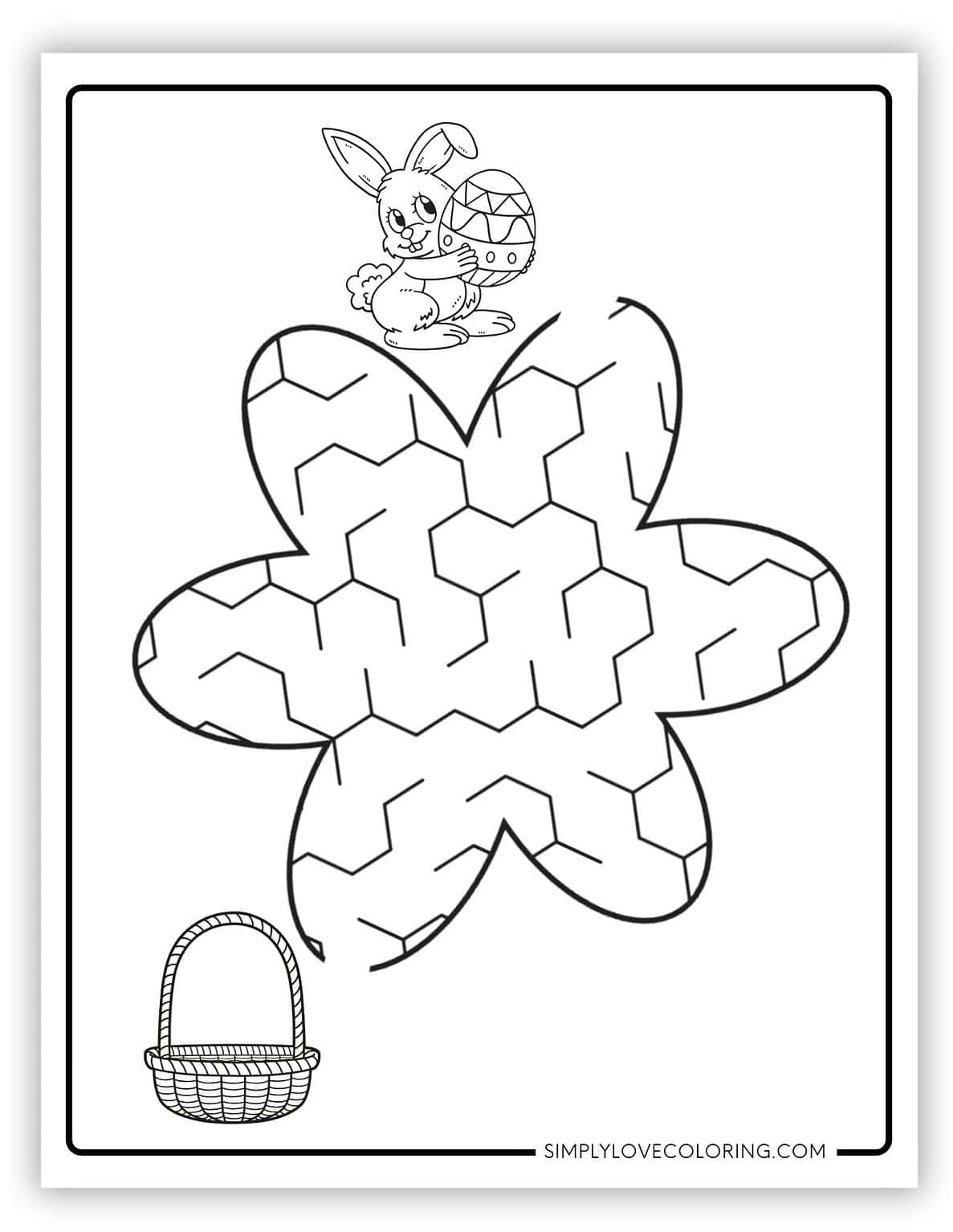 17 Easter Mazes (Free PDF Printables) - Simply Love Coloring