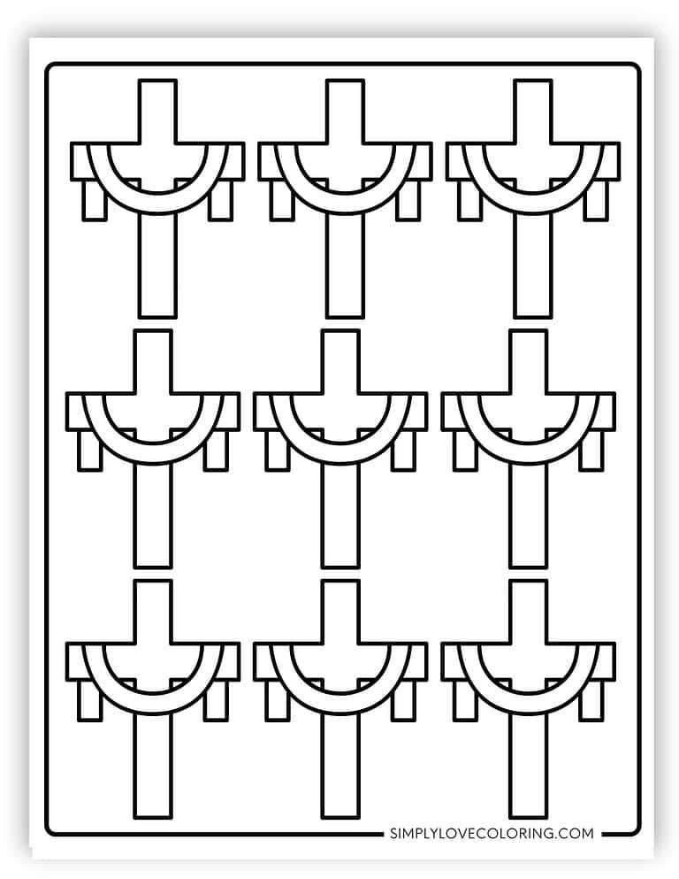 32 Easter Cross Template Printables (Free PDF Downloads) - Simply Love ...