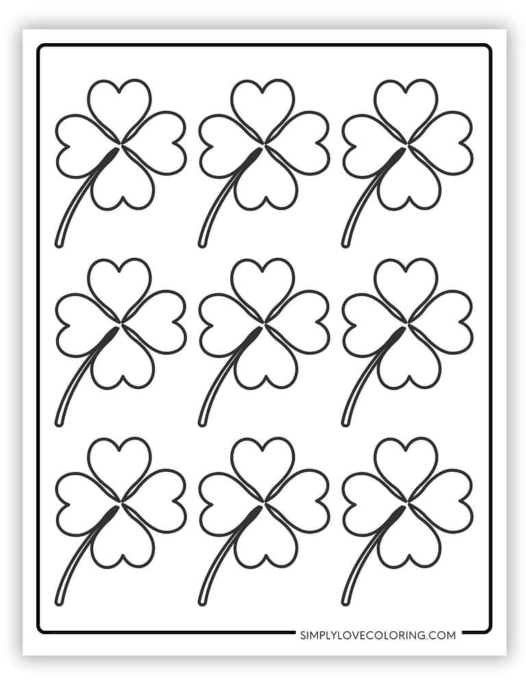 96 Shamrock Template Printables (Free PDF Downloads) - Simply Love Coloring