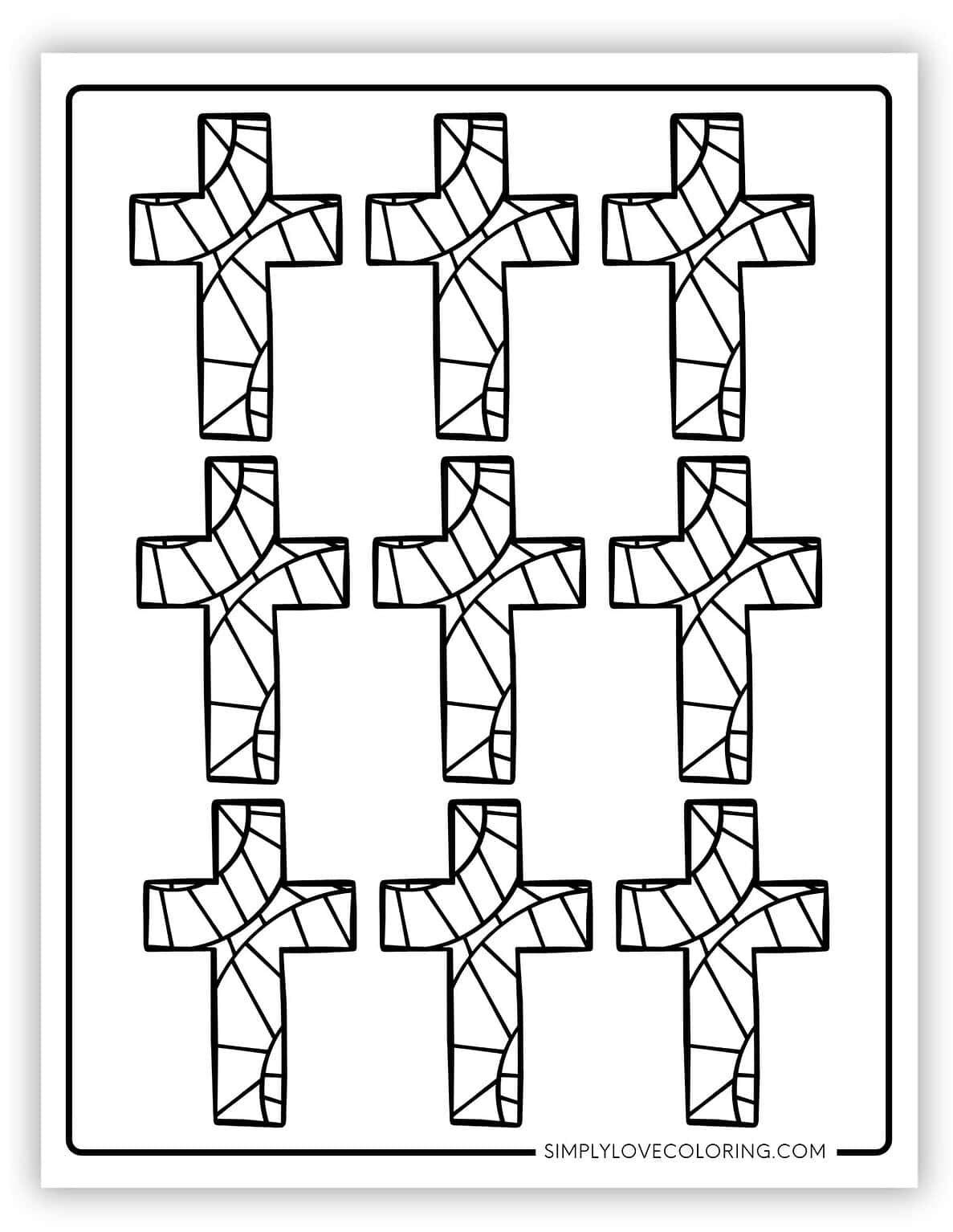 32 Easter Cross Template Printables (Free PDF Downloads) - Simply Love ...