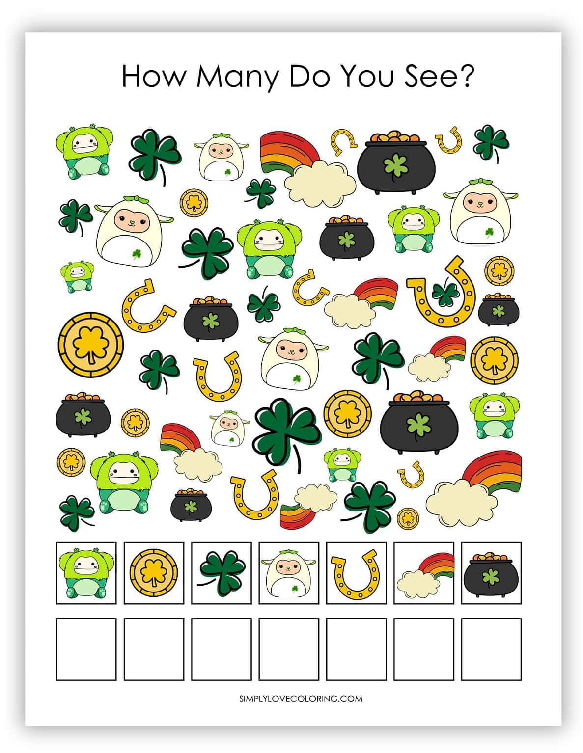 18 Squishmallow Bren the Bigfoot St. Patrick's Day Activities (Free PDF ...
