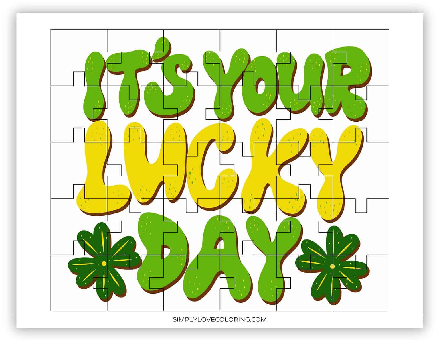 St. Patrick's Day Jigsaw Puzzle Printable (Free PDF Downloads) - Simply ...