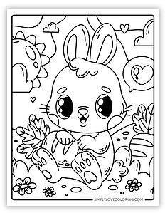 31 Easter Bunny Coloring Pages (Free PDF Printables) - Simply Love Coloring