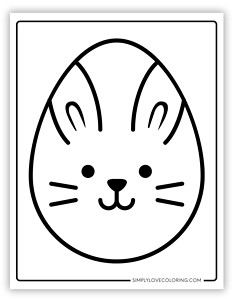 40 Easter Egg Template Designs (Free PDF Printables) - Simply Love Coloring