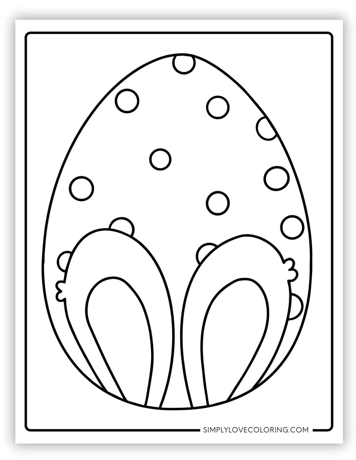 40 Easter Egg Template Designs (Free PDF Printables) - Simply Love Coloring