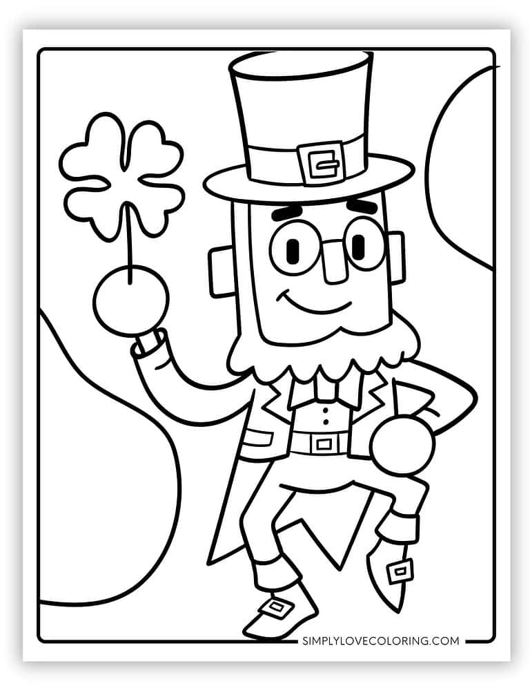 19 Leprechaun Coloring Pages (Free PDF Printables) - Simply Love Coloring