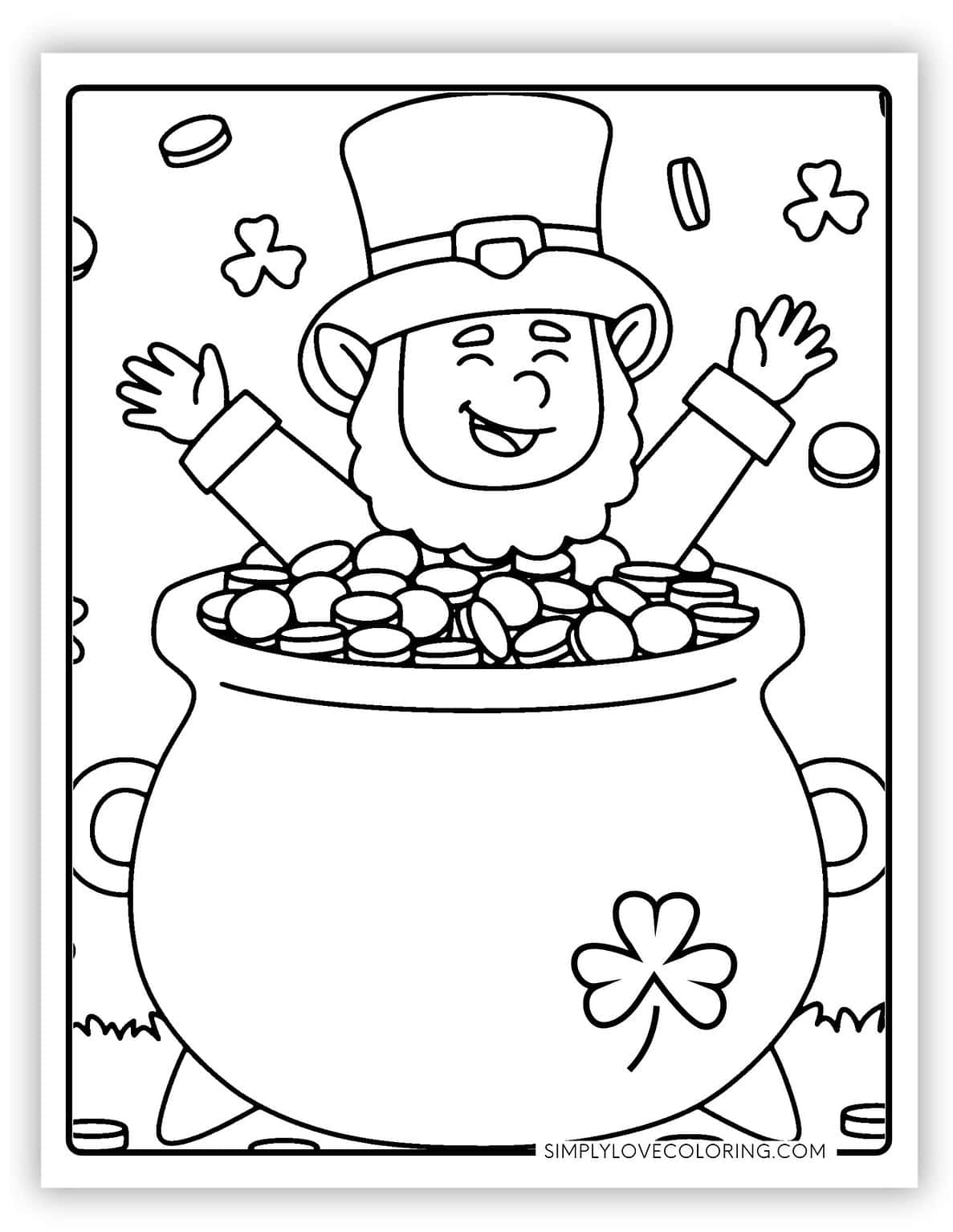 19 Leprechaun Coloring Pages (Free PDF Printables) - Simply Love Coloring