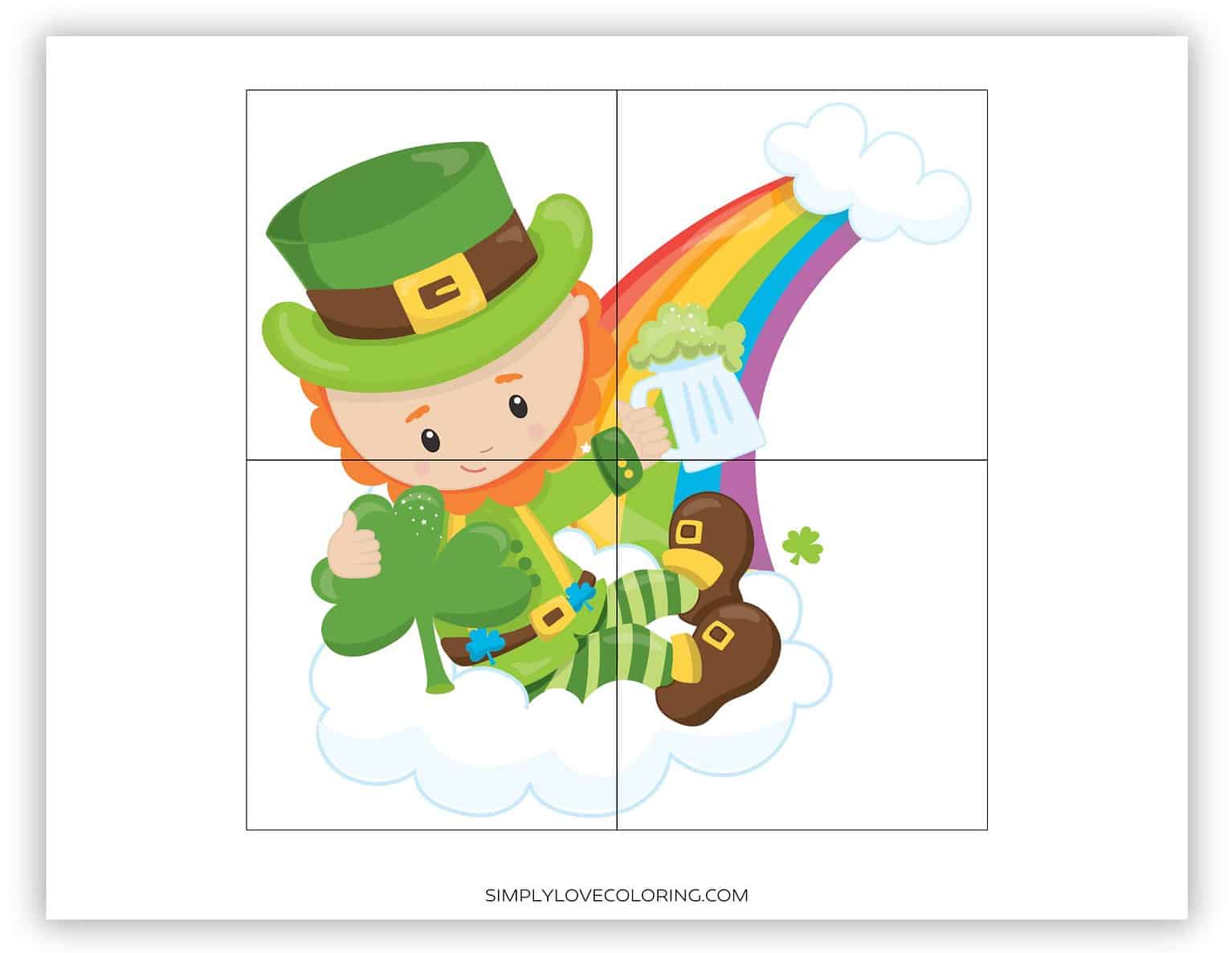 St. Patrick's Day Jigsaw Puzzle Printable (Free PDF Downloads) - Simply ...