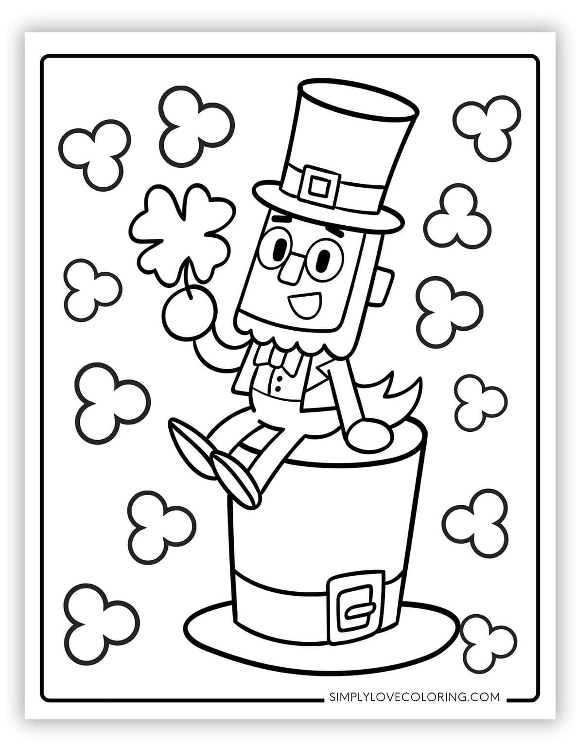 19 Leprechaun Coloring Pages (Free PDF Printables) - Simply Love Coloring