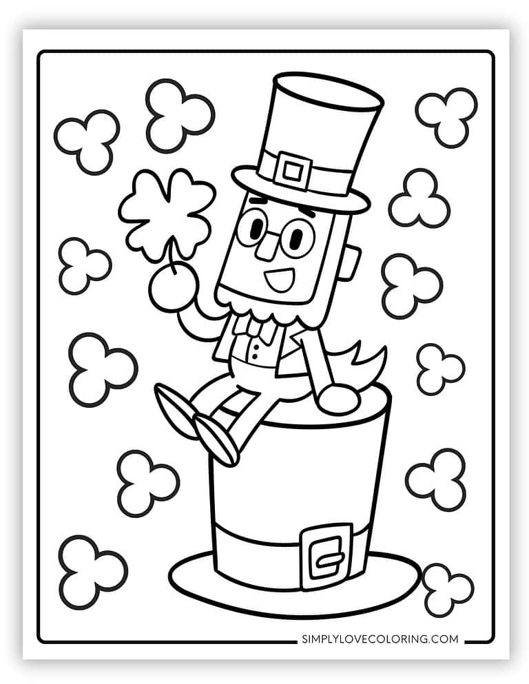 19 Leprechaun Coloring Pages (Free PDF Printables) - Simply Love Coloring