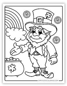 19 Leprechaun Coloring Pages (Free PDF Printables) - Simply Love Coloring