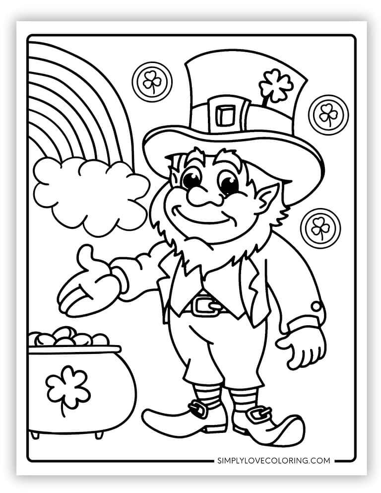 19 Leprechaun Coloring Pages (Free PDF Printables) - Simply Love Coloring