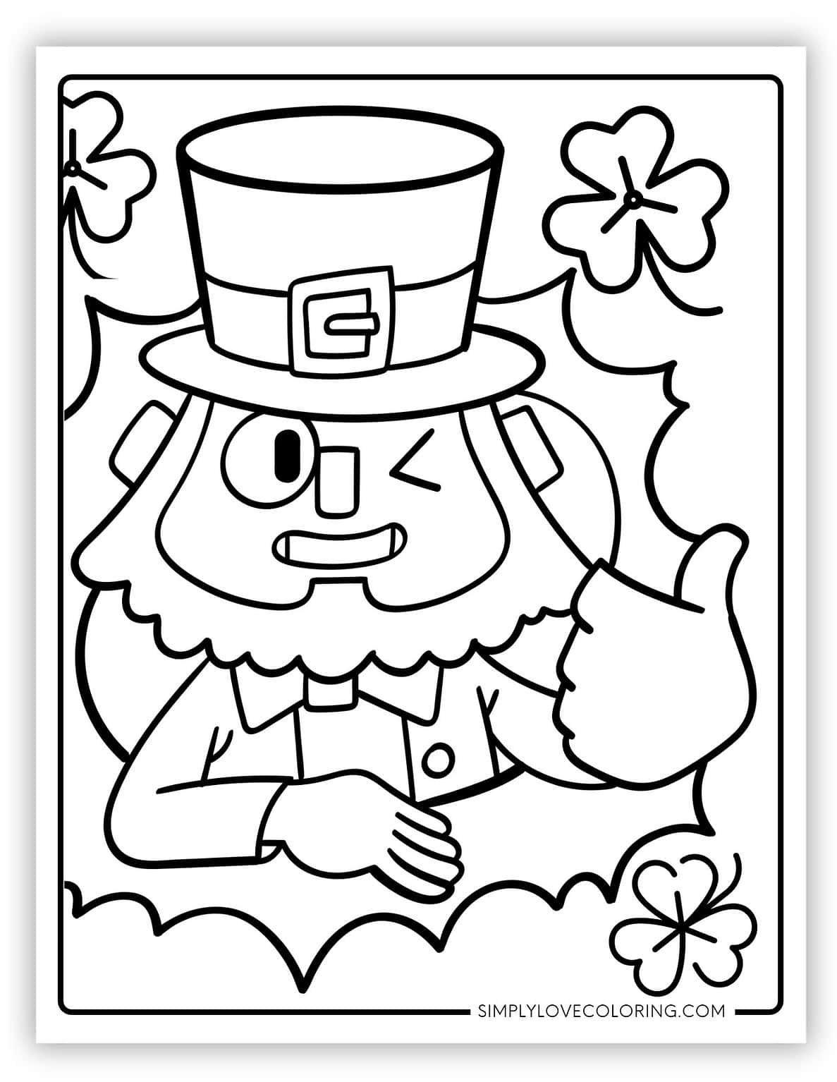 19 Leprechaun Coloring Pages (Free PDF Printables) - Simply Love Coloring