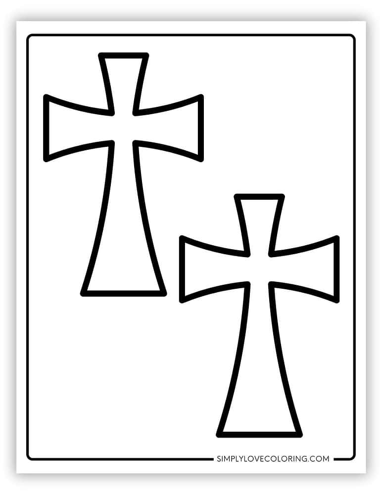 32 Easter Cross Template Printables (Free PDF Downloads) - Simply Love ...
