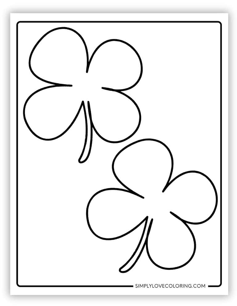 96 Shamrock Template Printables (Free PDF Downloads) - Simply Love Coloring