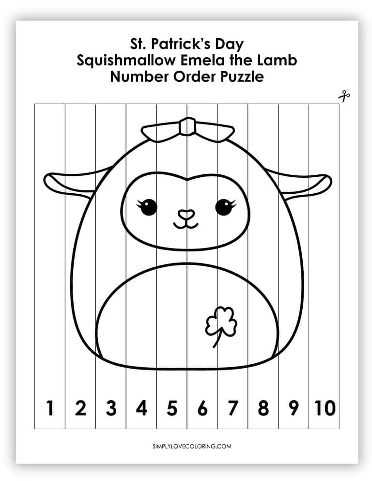 19 Squishmallow Emela the Lamb St. Patrick's Day Activities (Free PDF ...