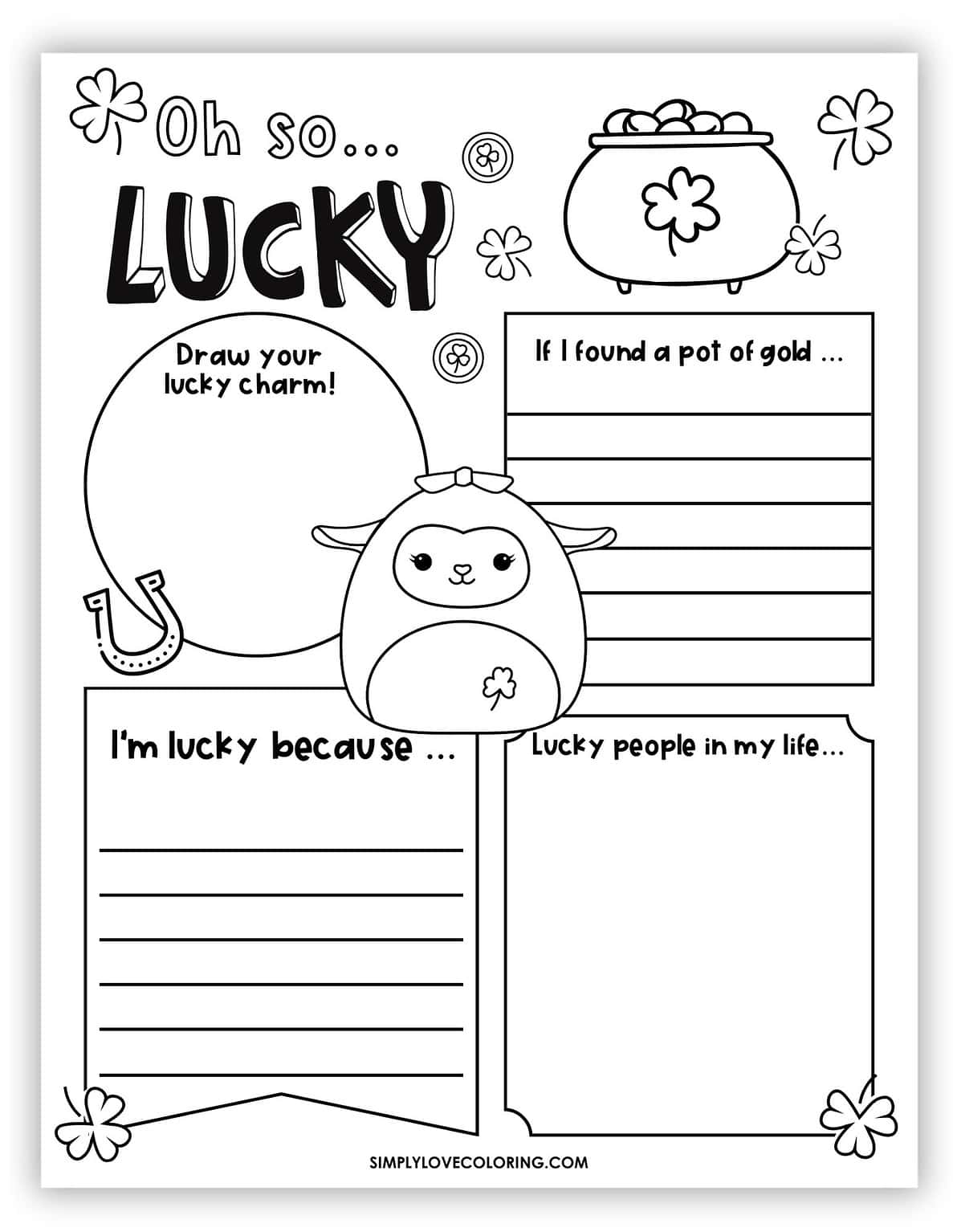 19 Squishmallow Emela the Lamb St. Patrick's Day Activities (Free PDF ...