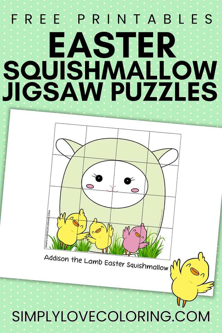 12 Easter Squishmallow Jigsaw Puzzle Activities (Free PDF Printables ...