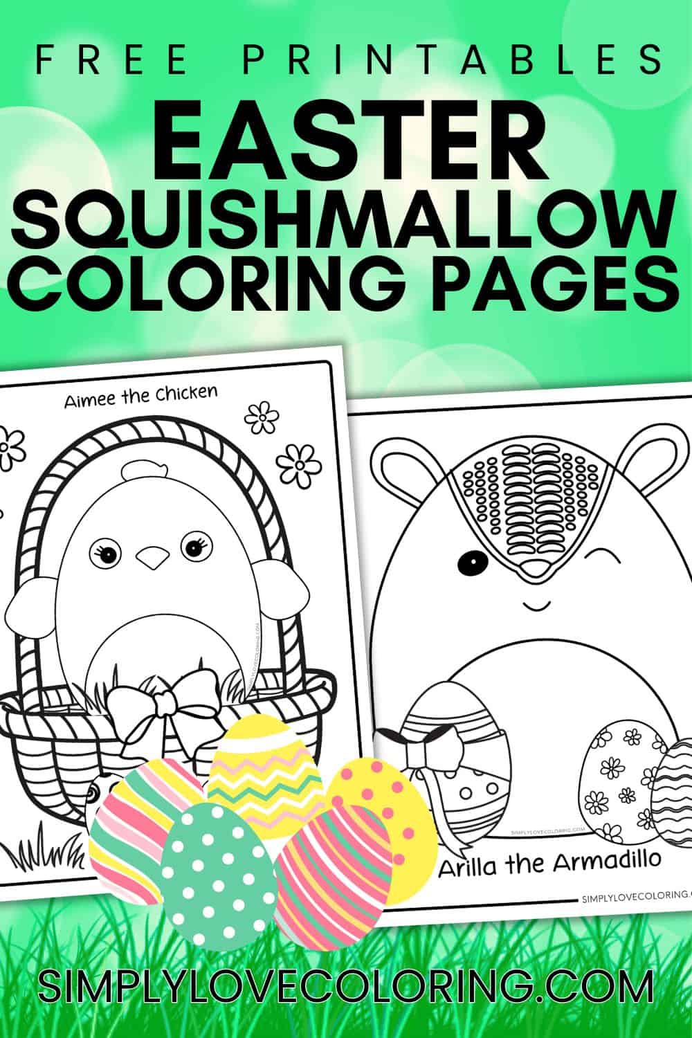 27 Easter Squishmallow Coloring Pages (Free PDF Printables) - Simply ...