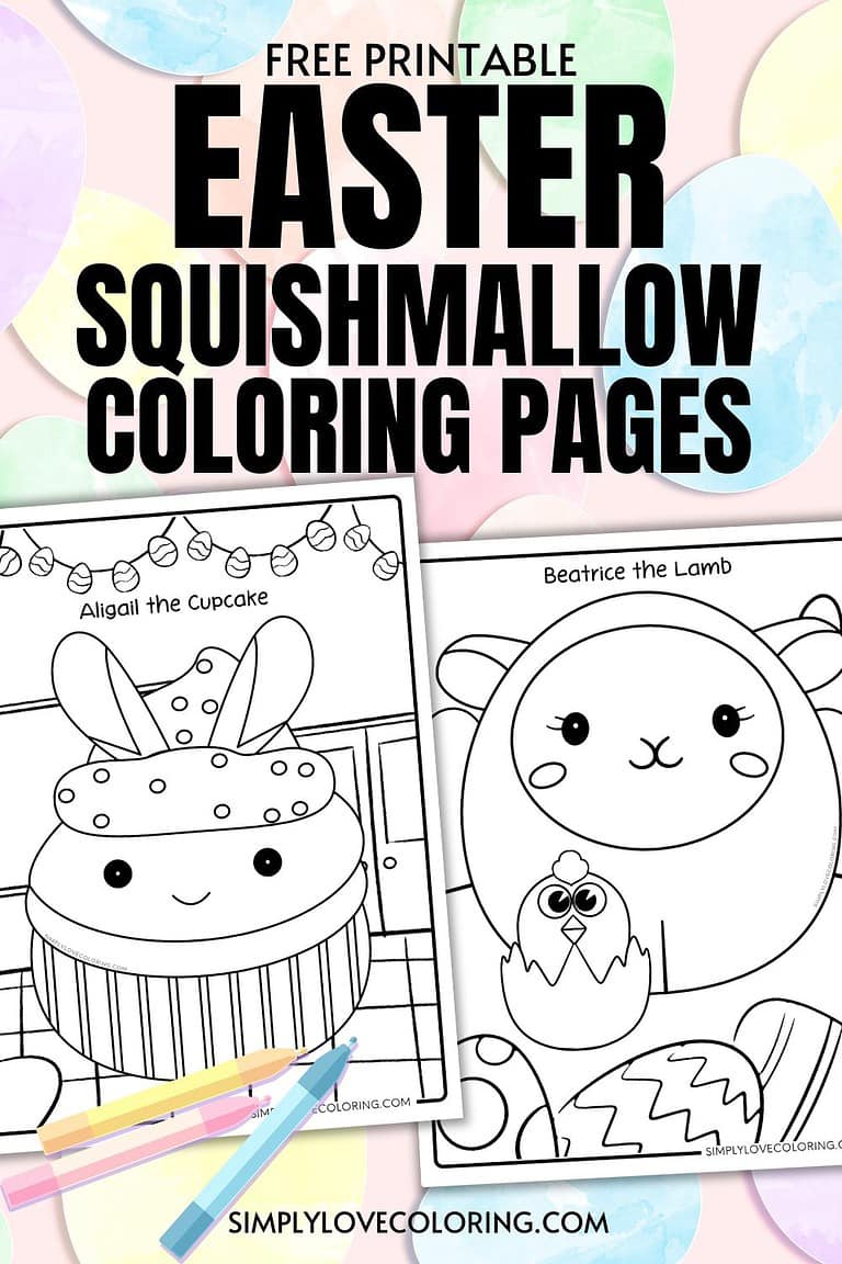 27 Easter Squishmallow Coloring Pages (Free PDF Printables) - Simply ...