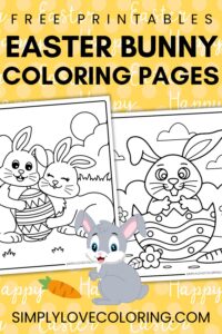 31 Easter Bunny Coloring Pages (Free PDF Printables) - Simply Love Coloring