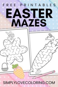 17 Easter Mazes (Free PDF Printables) - Simply Love Coloring