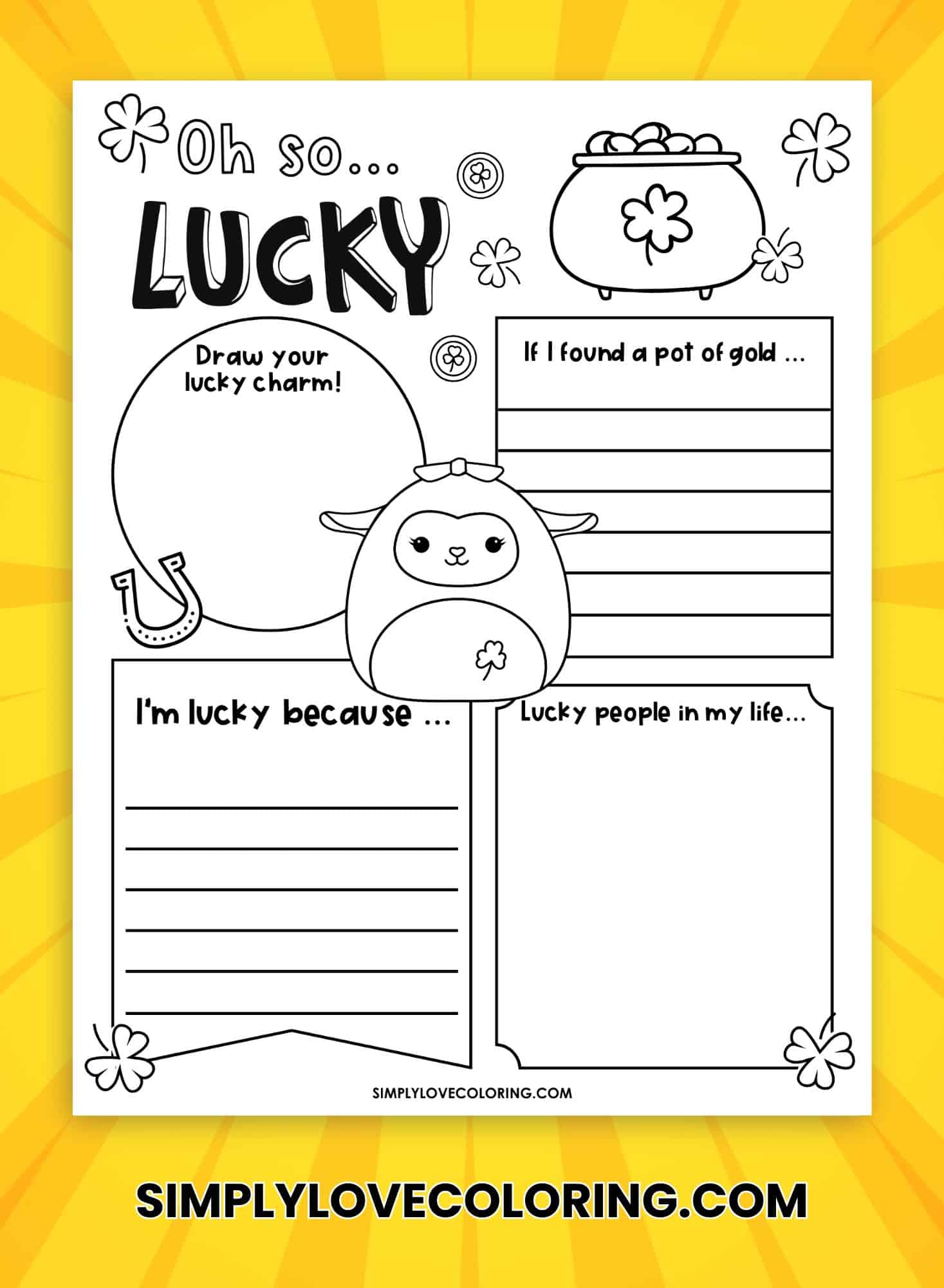 19 Squishmallow Emela the Lamb St. Patrick's Day Activities (Free PDF ...