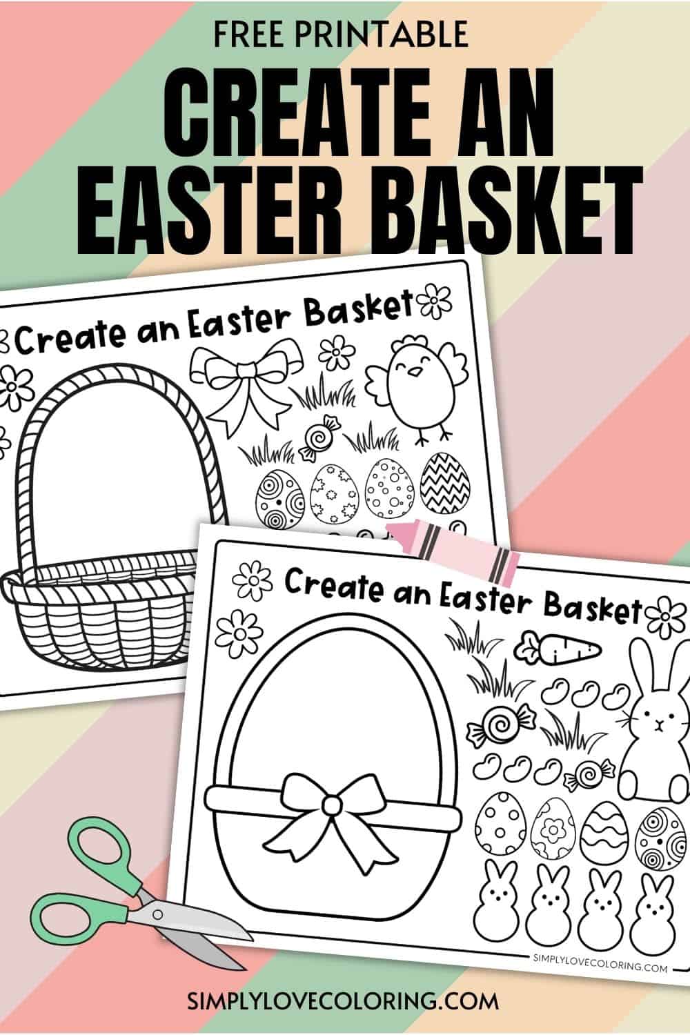 Create an Easter Basket Activity (Free PDF Printables) - Simply Love ...