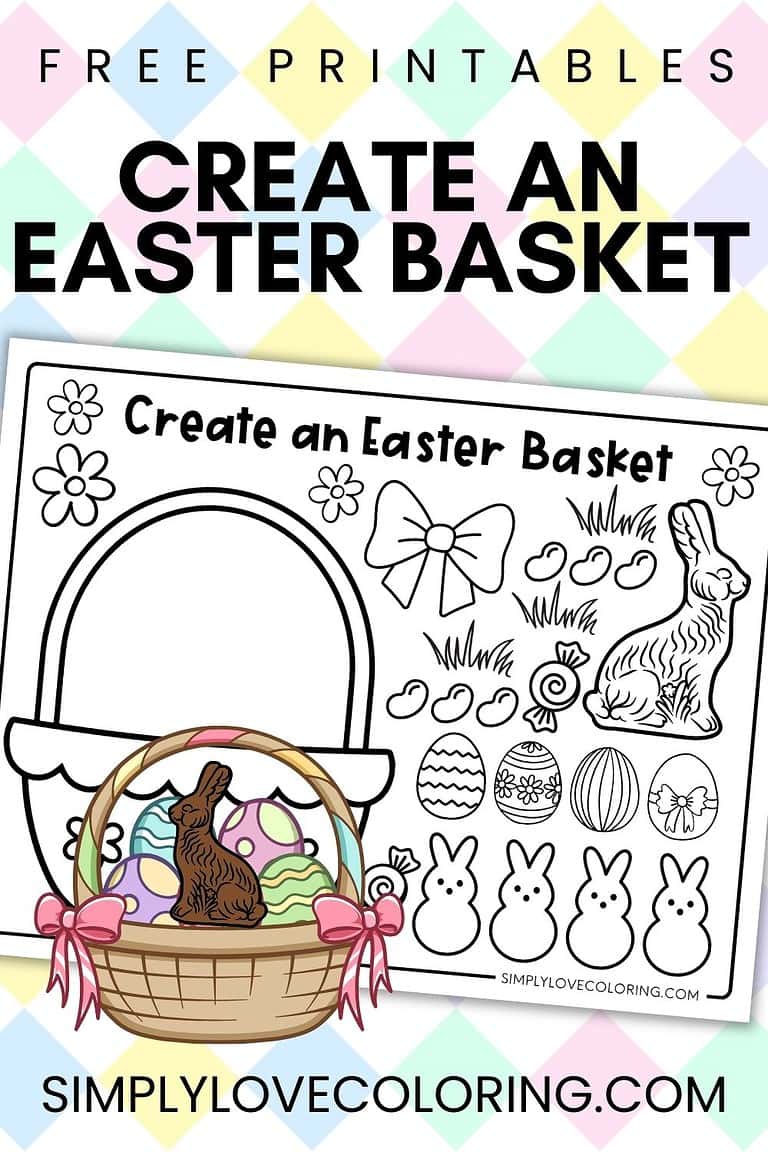 Create an Easter Basket Activity (Free PDF Printables) - Simply Love ...