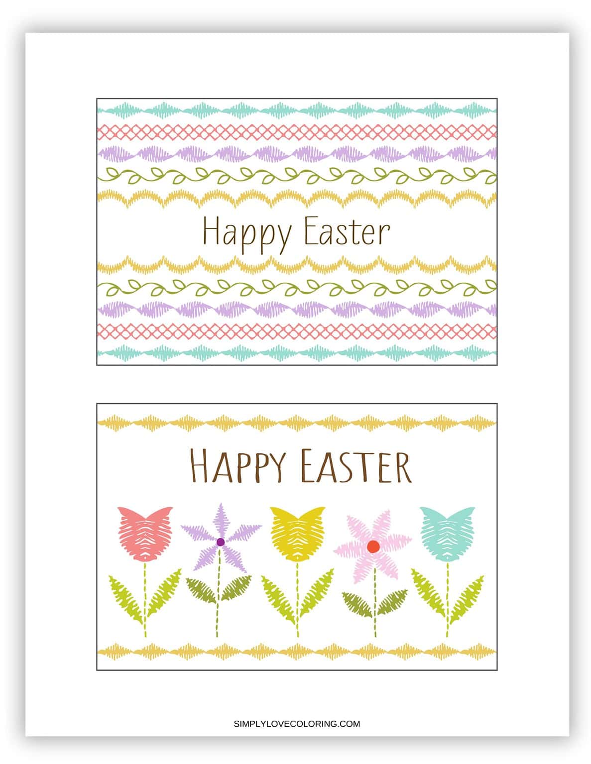 154 Printable Easter Basket Tags (Free PDF Printables) - Simply Love ...