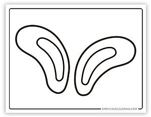 17 Printable Easter Bunny Ears (Free PDF Downloads) - Simply Love Coloring