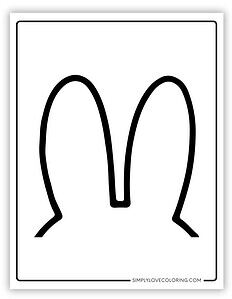 17 Printable Easter Bunny Ears (Free PDF Downloads) - Simply Love Coloring