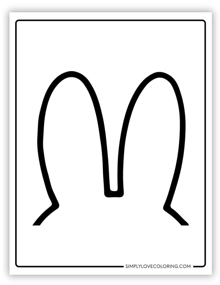 17 Printable Easter Bunny Ears (Free PDF Downloads) - Simply Love Coloring