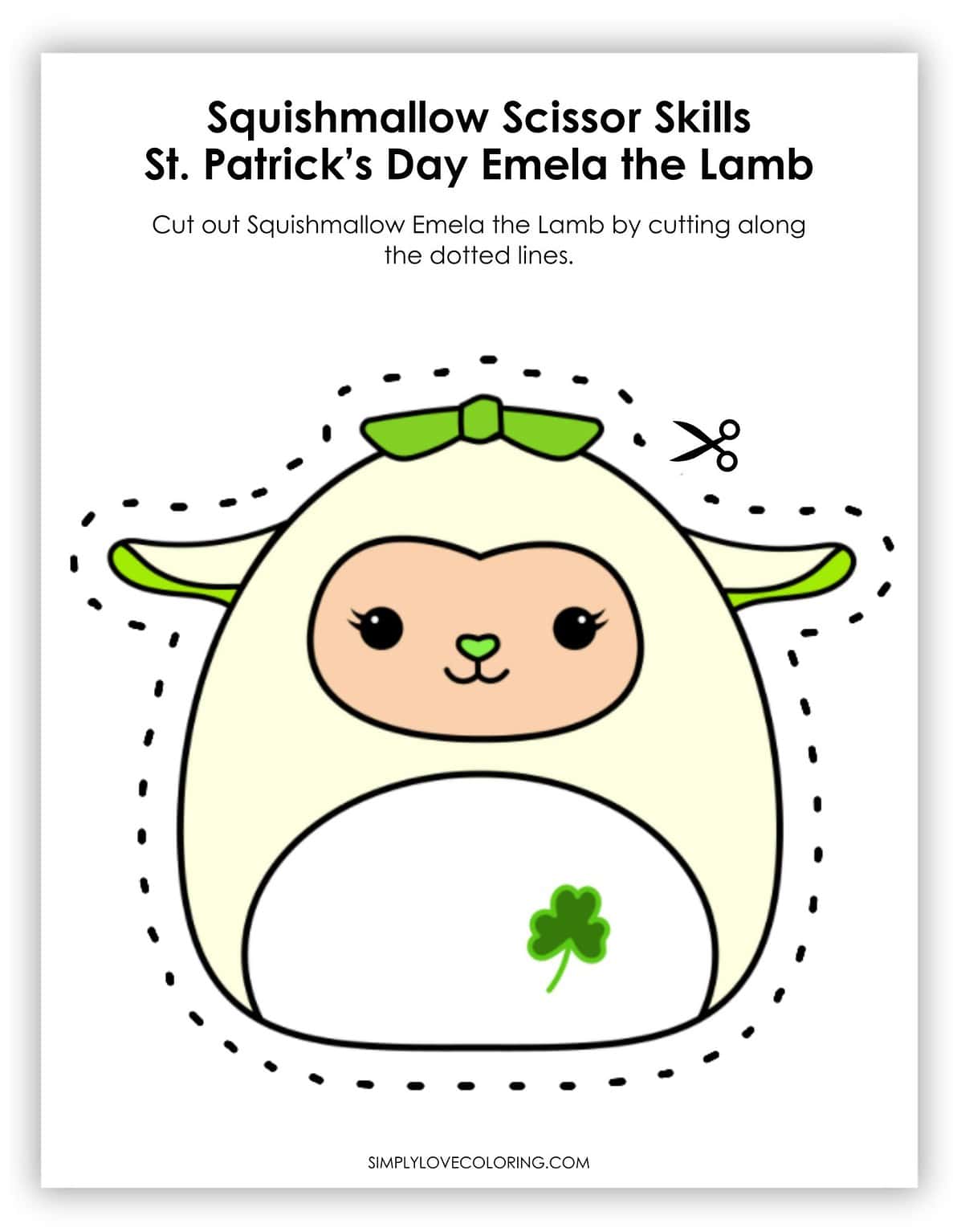 19 Squishmallow Emela the Lamb St. Patrick's Day Activities (Free PDF ...