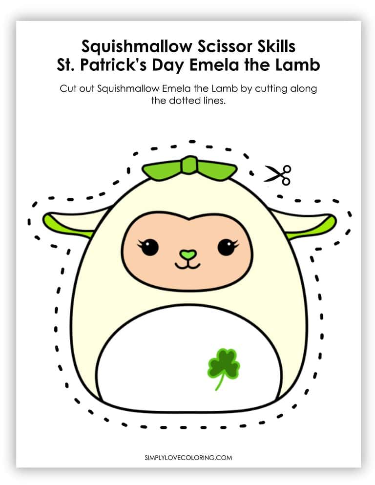 19 Squishmallow Emela the Lamb St. Patrick's Day Activities (Free PDF ...