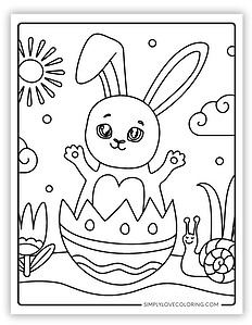31 Easter Bunny Coloring Pages (Free PDF Printables) - Simply Love Coloring