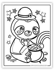 20 Pot of Gold Coloring Pages (Free PDF Printables) - Simply Love Coloring