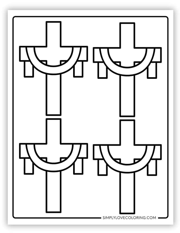 32 Easter Cross Template Printables (Free PDF Downloads) - Simply Love ...