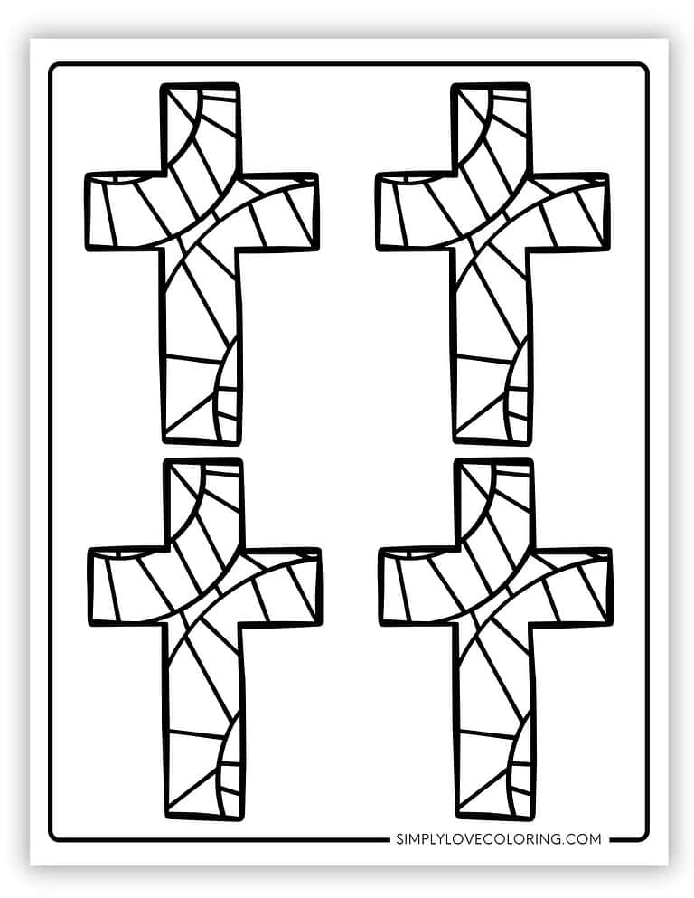 32 Easter Cross Template Printables (Free PDF Downloads) - Simply Love ...