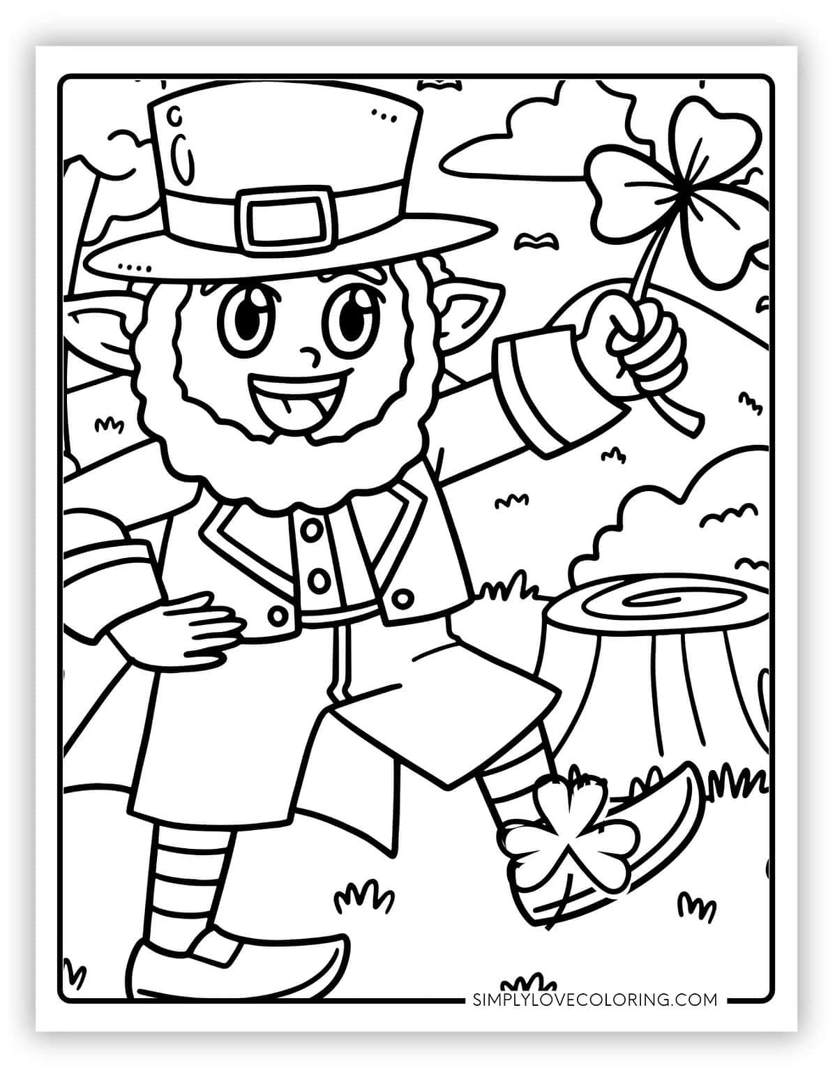19 Leprechaun Coloring Pages (Free PDF Printables) - Simply Love Coloring