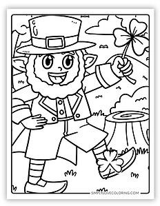 19 Leprechaun Coloring Pages (Free PDF Printables) - Simply Love Coloring